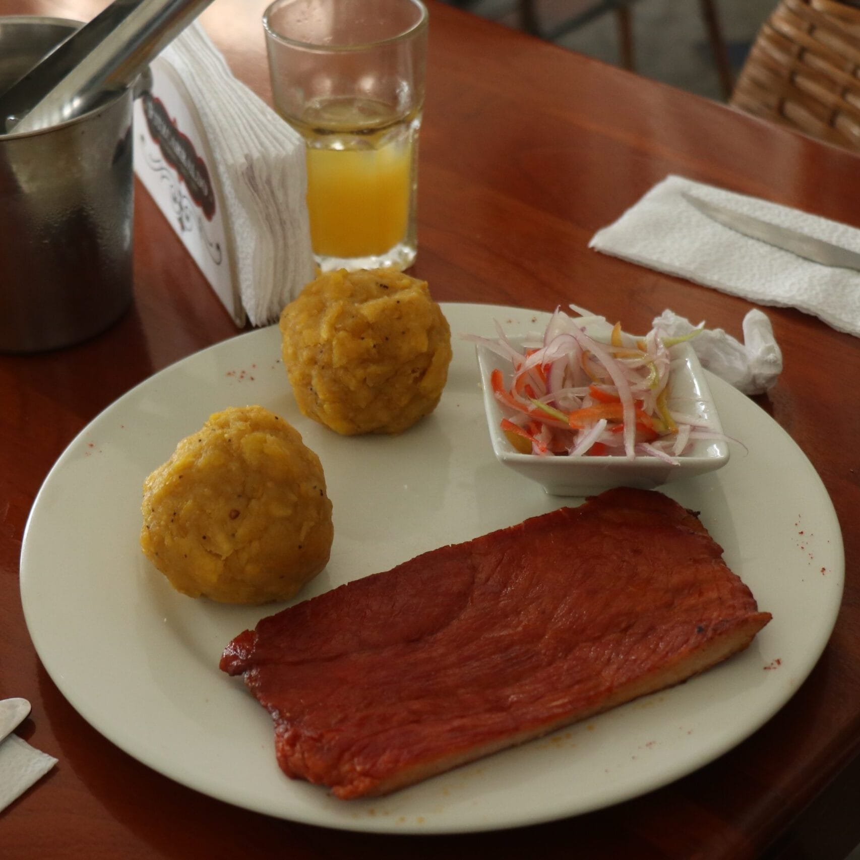 Come si prepara il Tacacho con Cecina - Perù Asi!